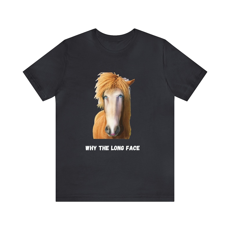 Why the Long Face Horse Tee Shirt - Etsy