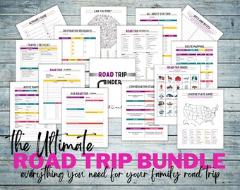 Road Trip Journal, Kids Travel Journal, Summer Road Trip Printable ...