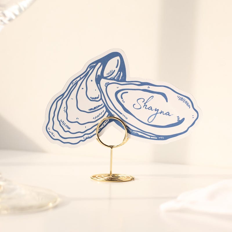 Oysters Name Tags - Etsy