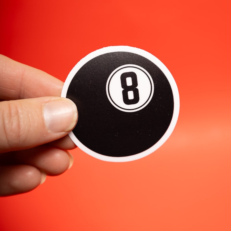 8 Ball Decal - Etsy