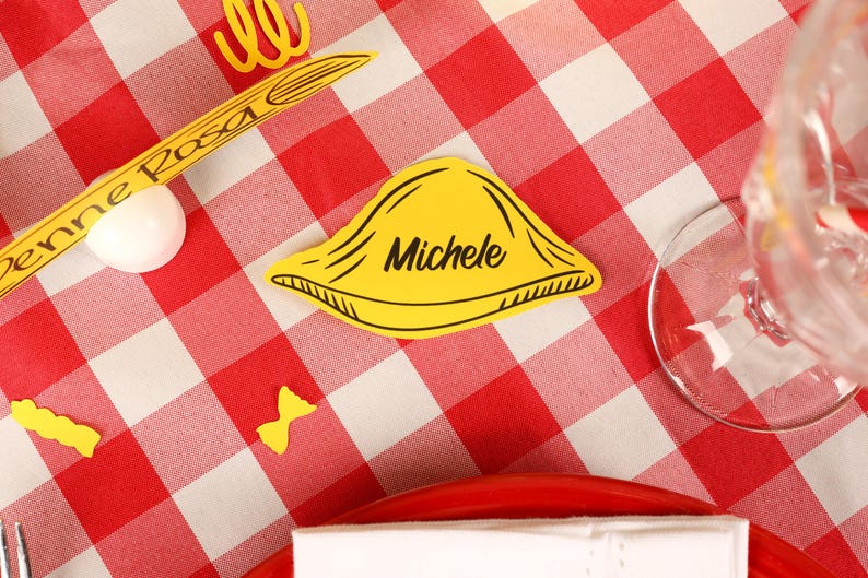 That's Amore-name Cards-place Cards-pasta Party-italian Night-noodles ...