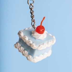 Mini Cake Keychain-bakery Charm-purse Charm-food Accessories Food ...