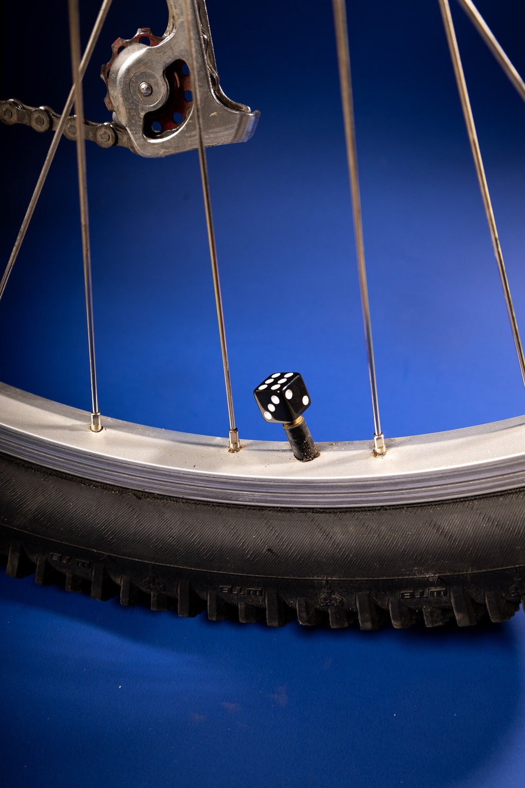 Set of Black Dice Valve Covers for Bike Car Motorcycle-schrader Valve ...