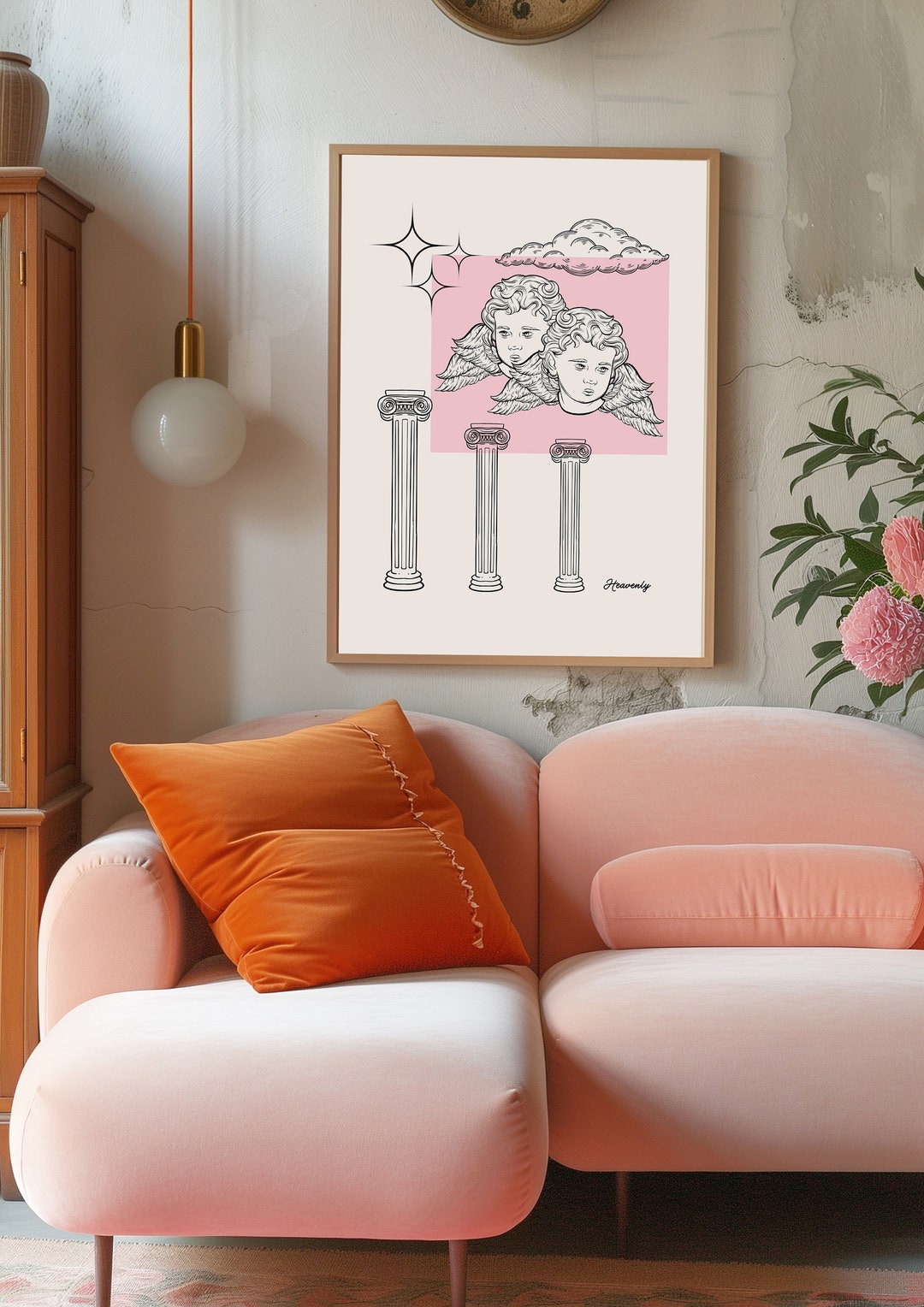 Heavenly Pink-digital Download-digital Art Print-angel Numbers Decor ...