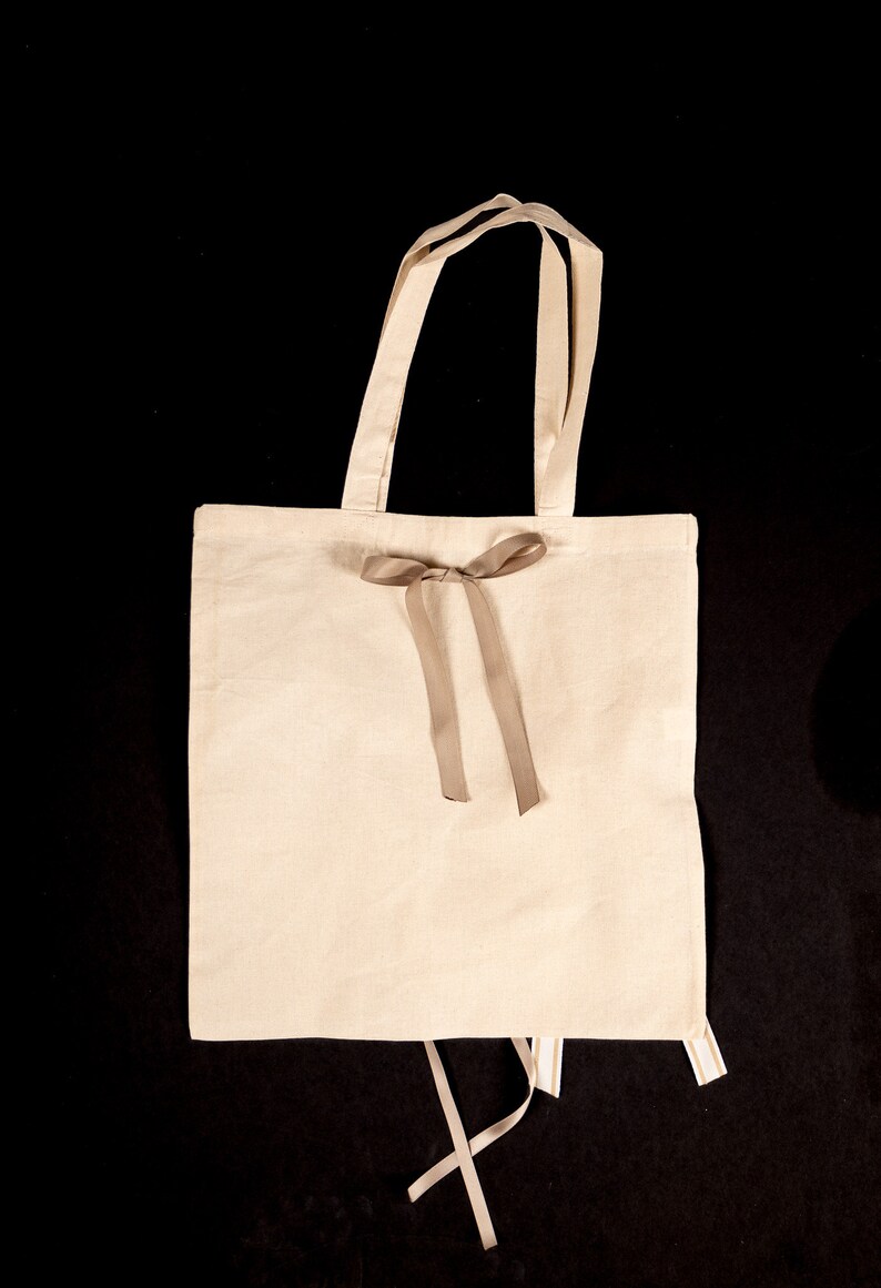 Vintage Beige Bow Tote Bow Bag Cottage Core Accessories-ribbon Purse ...