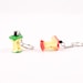 Resin Apple Core Keychain: Realistic Fruit Purse Charm - Etsy