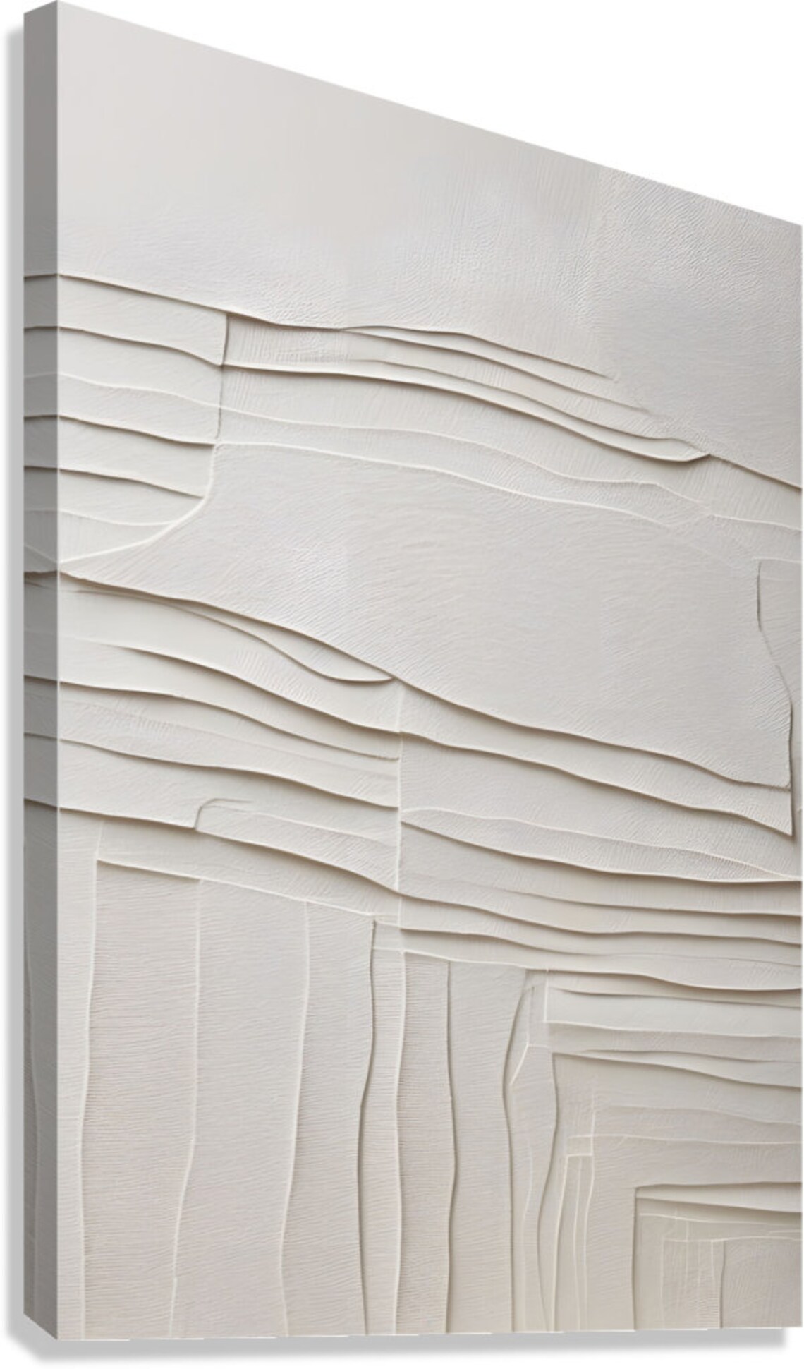 Japandi Wall Art Print Neutral Cream Textured Paper Abstract Japanese Artwork Wabi Sabi Modern ...