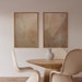 Japandi Wall Art Print Set of 2 Neutral Beige Cream Textured Artwork Wabi Sabi Modern Abstract ...