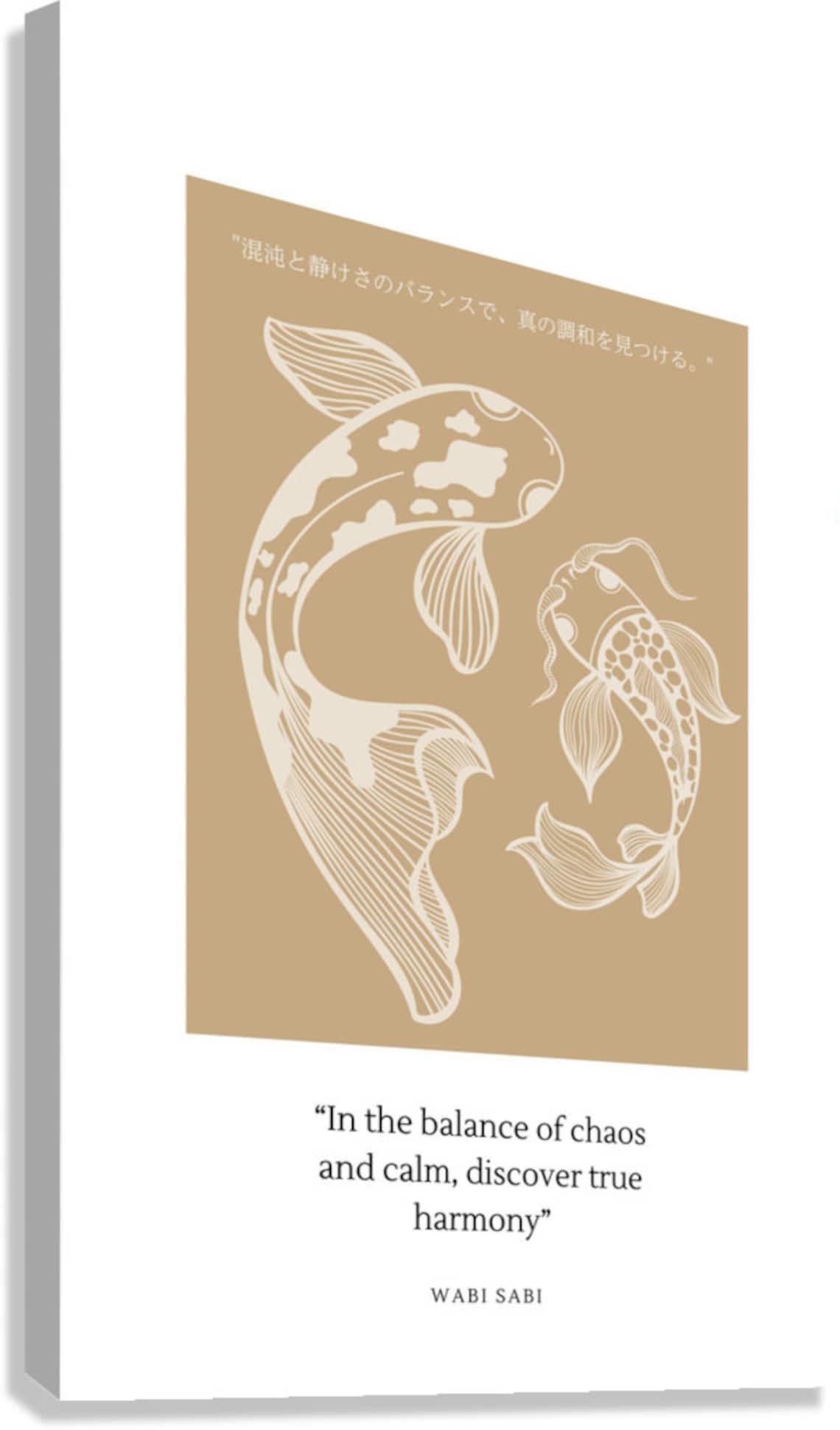 Japandi Wall Art Wabi Sabi Quote Poster Print, Neutral White Japanese ...