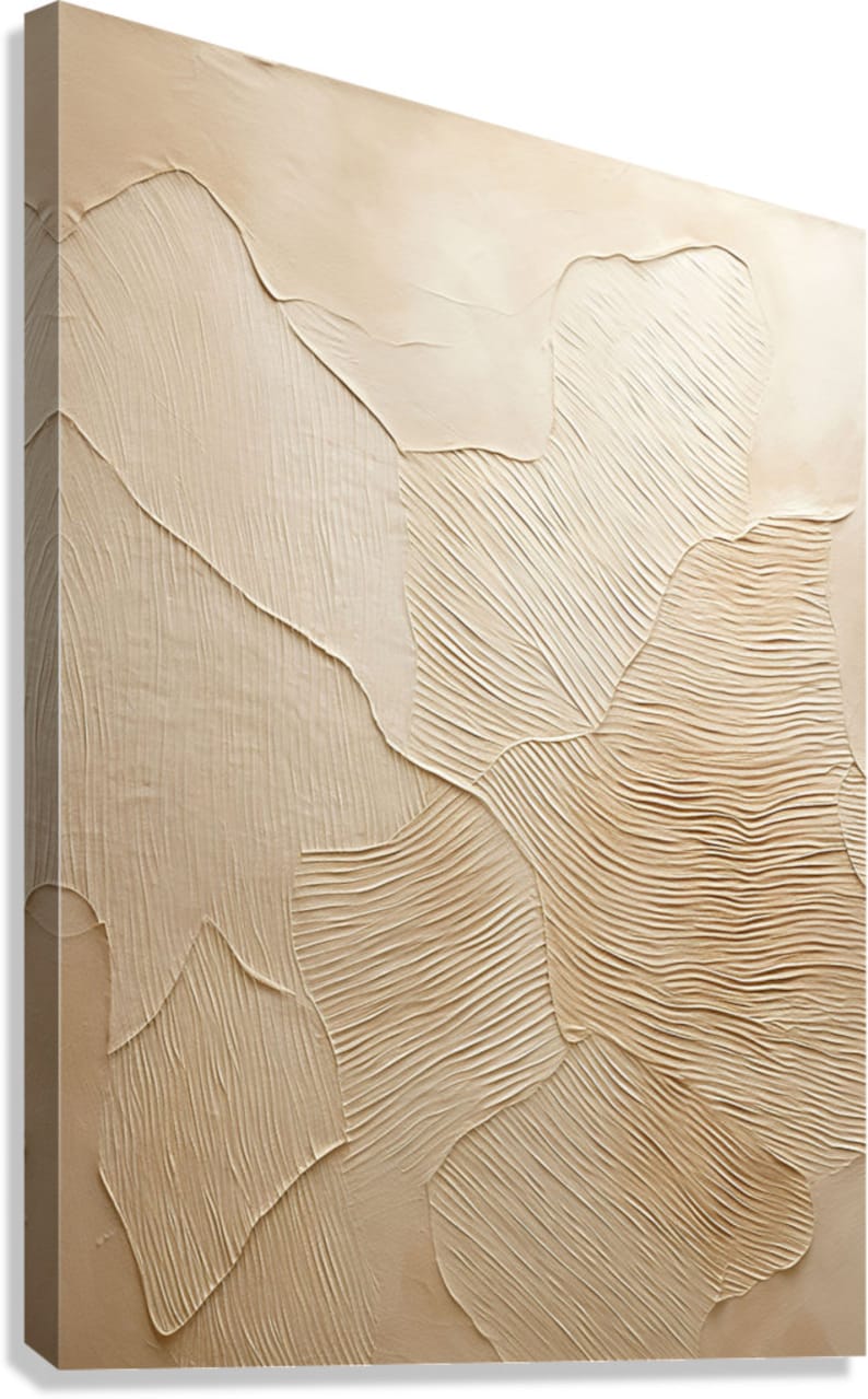 Japandi Wall Art Print Set of 2 Neutral Beige Cream Textured Artwork Wabi Sabi Modern Abstract ...