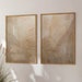 Japandi Wall Art Print Set of 2 Neutral Beige Cream Textured Artwork Wabi Sabi Modern Abstract ...