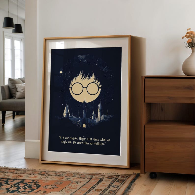 Magical Harry Potter Inspired Quote Poster 5 Digital Print Sizes ...