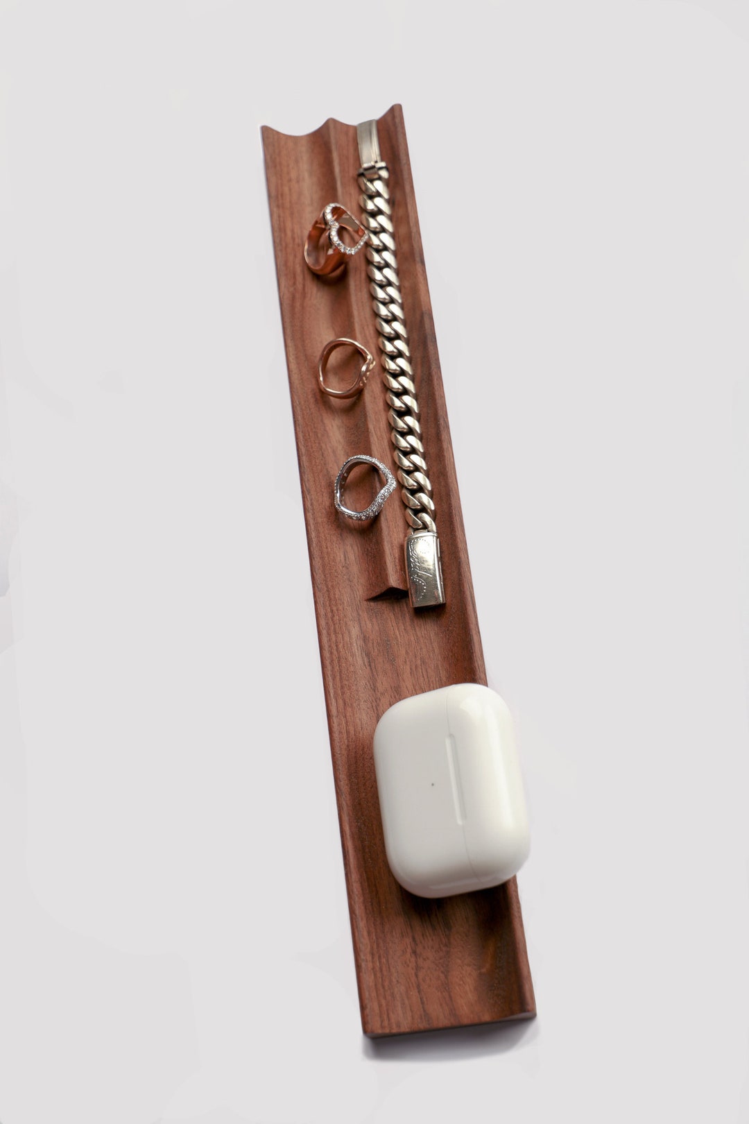 Wooden Desk Organizer Tray: A Sleek Catch-all for Jewelry, Keys ...