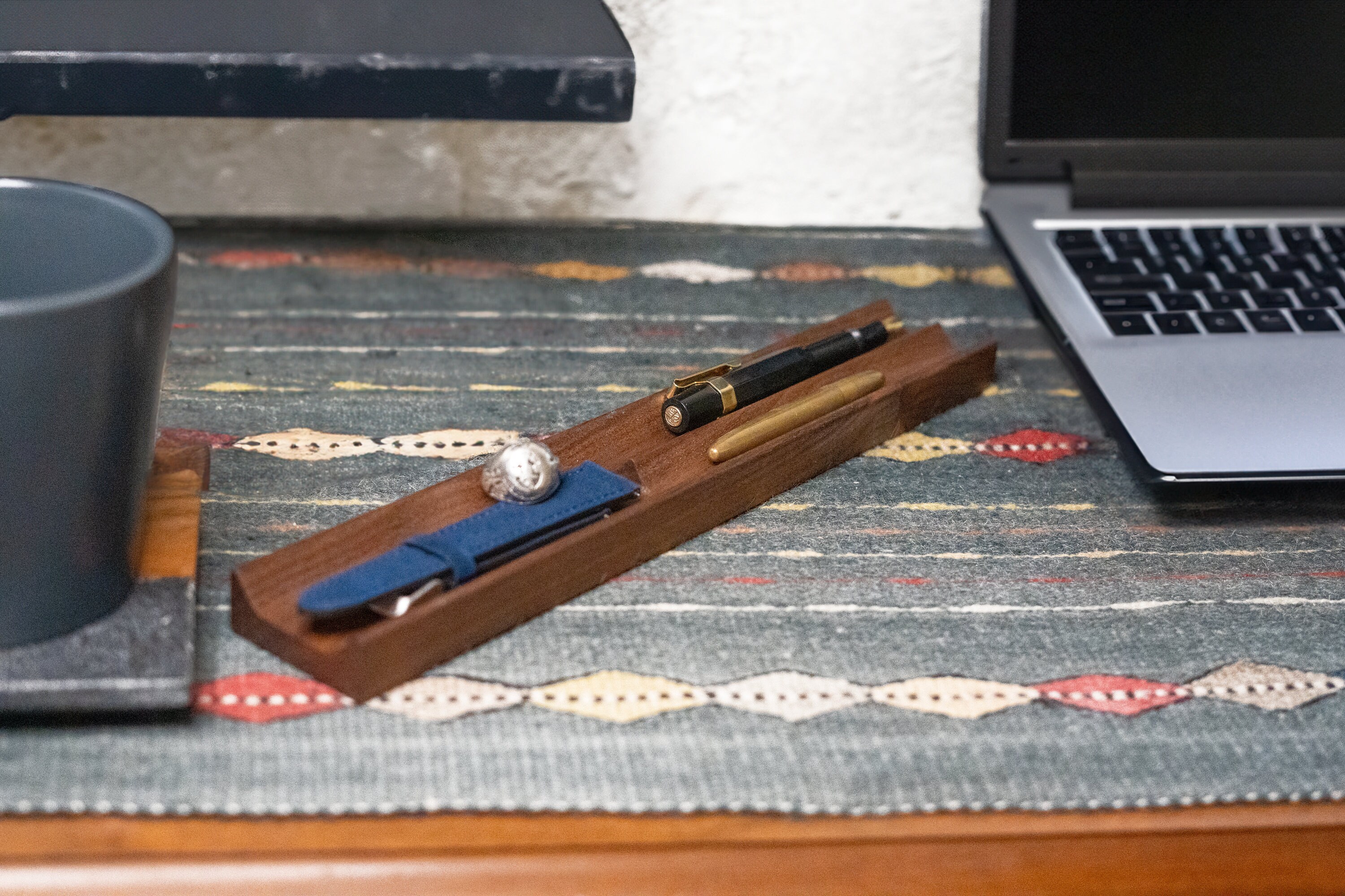 Wooden Desk Organizer Tray: A Sleek Catch-all for Jewelry, Keys ...