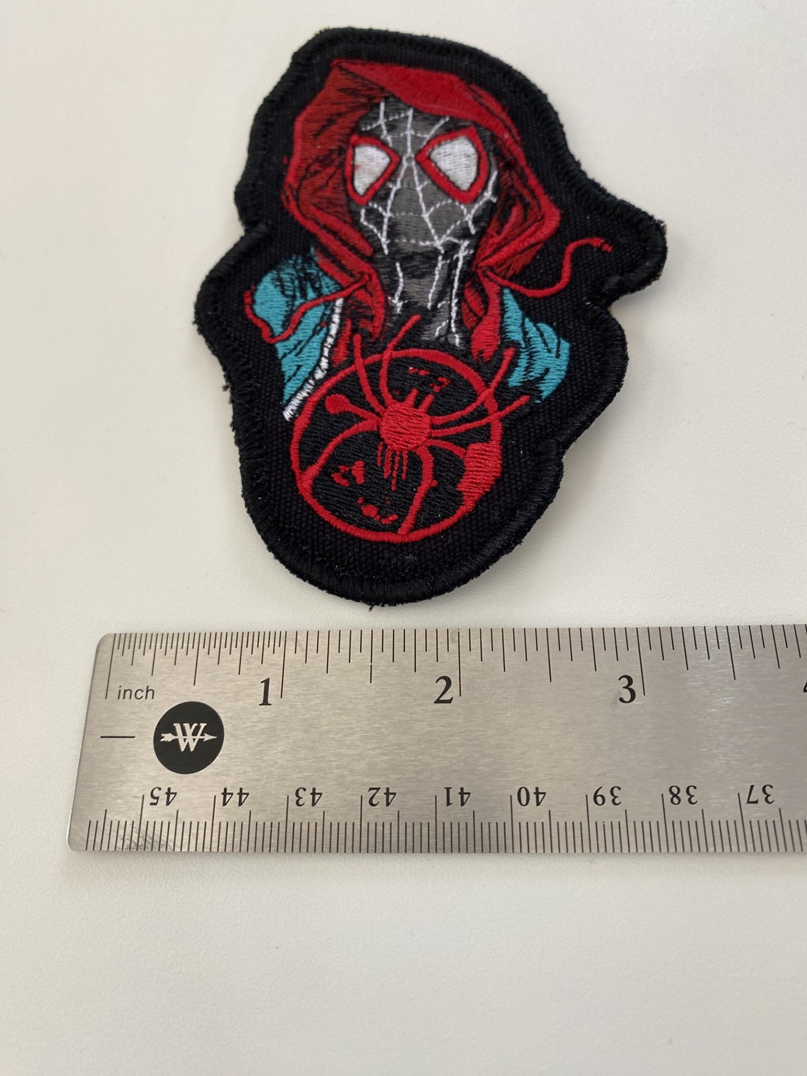 Spiderman Miles Sew on Embroidered Fabric Patch, Comic, Superhero, Kid Patches, Battle Vests ...