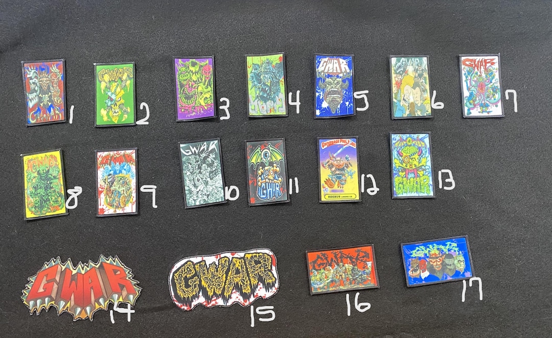 23 GWAR Sublimated and Embroidered Sew-on Patch American Heavy Metal ...