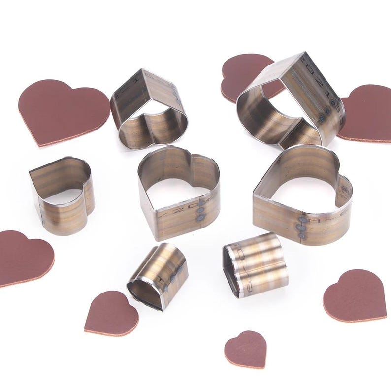 7pcs Leather Die Cutter Hollow Punching Tool | Cutting Mold Punching ...