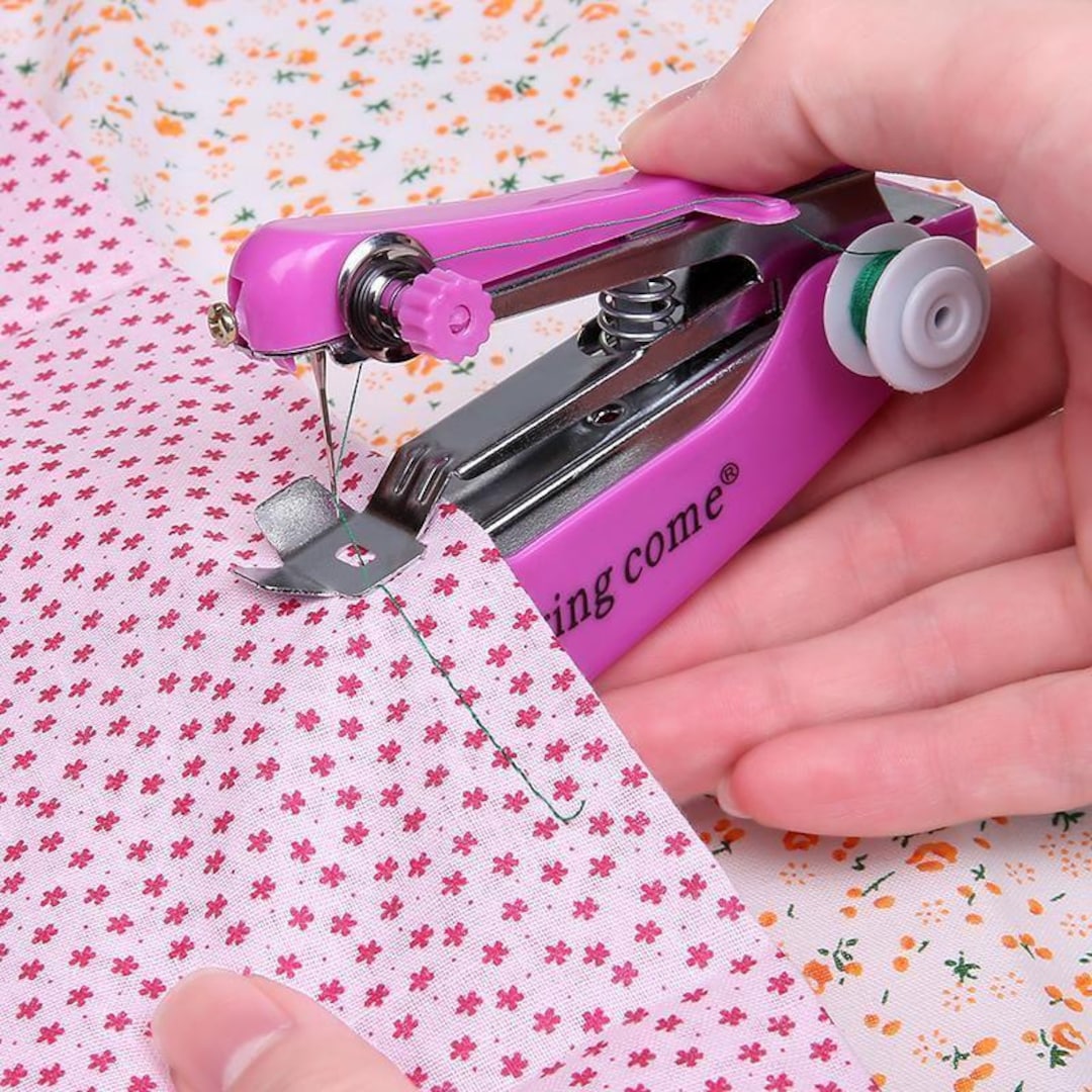 Mini Handheld Sewing Machine – Portable Manual Stitch Tool for Home ...