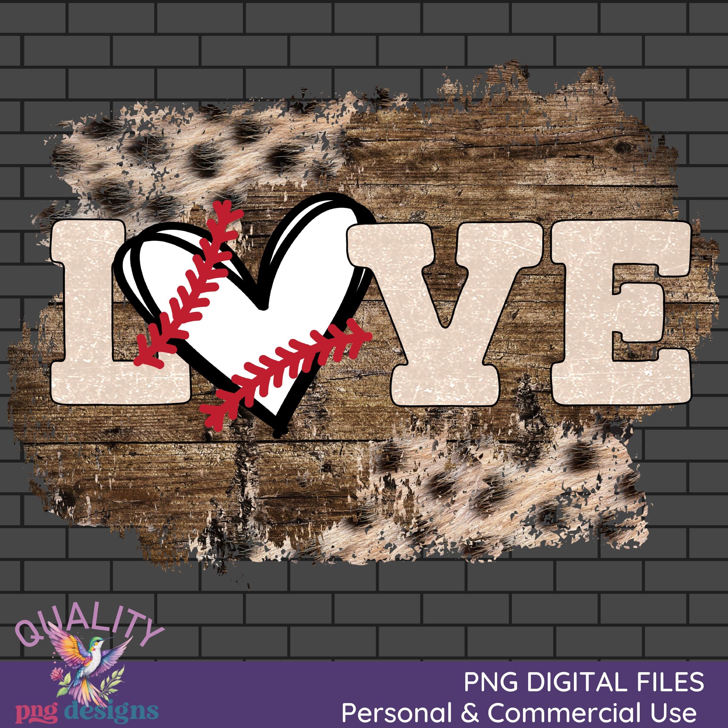 Vintage Baseball Png Leopard Print Baseball Sublimation - Etsy
