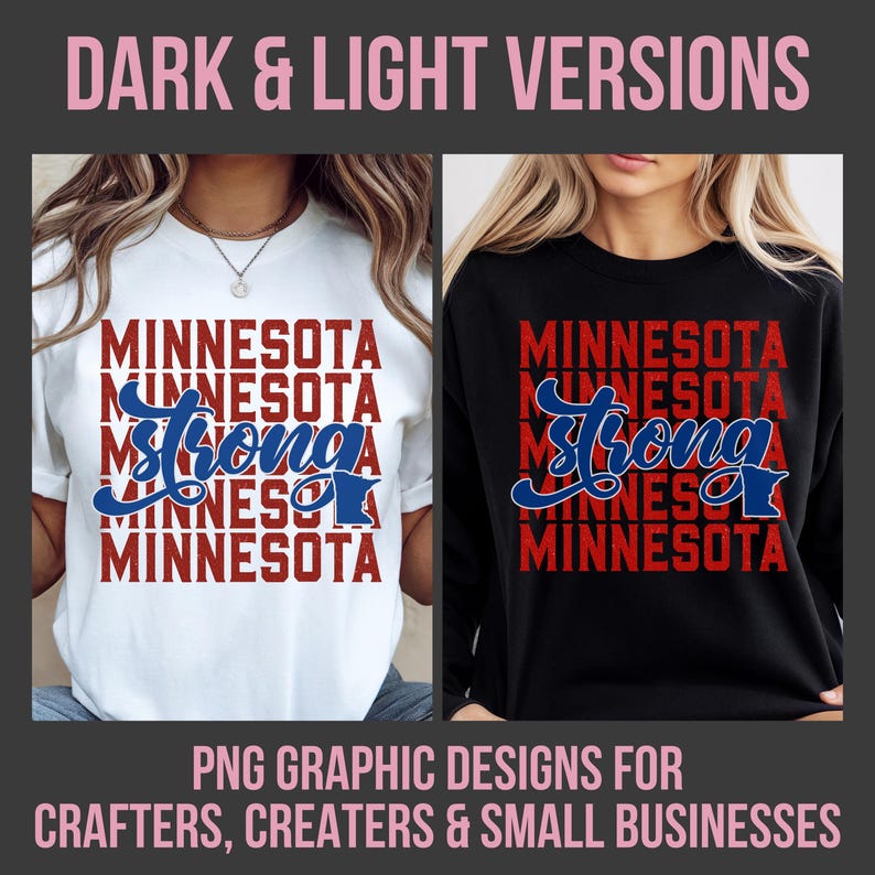 Minnesota Strong Clipart | PNG T Shirt Designs | State Print ...