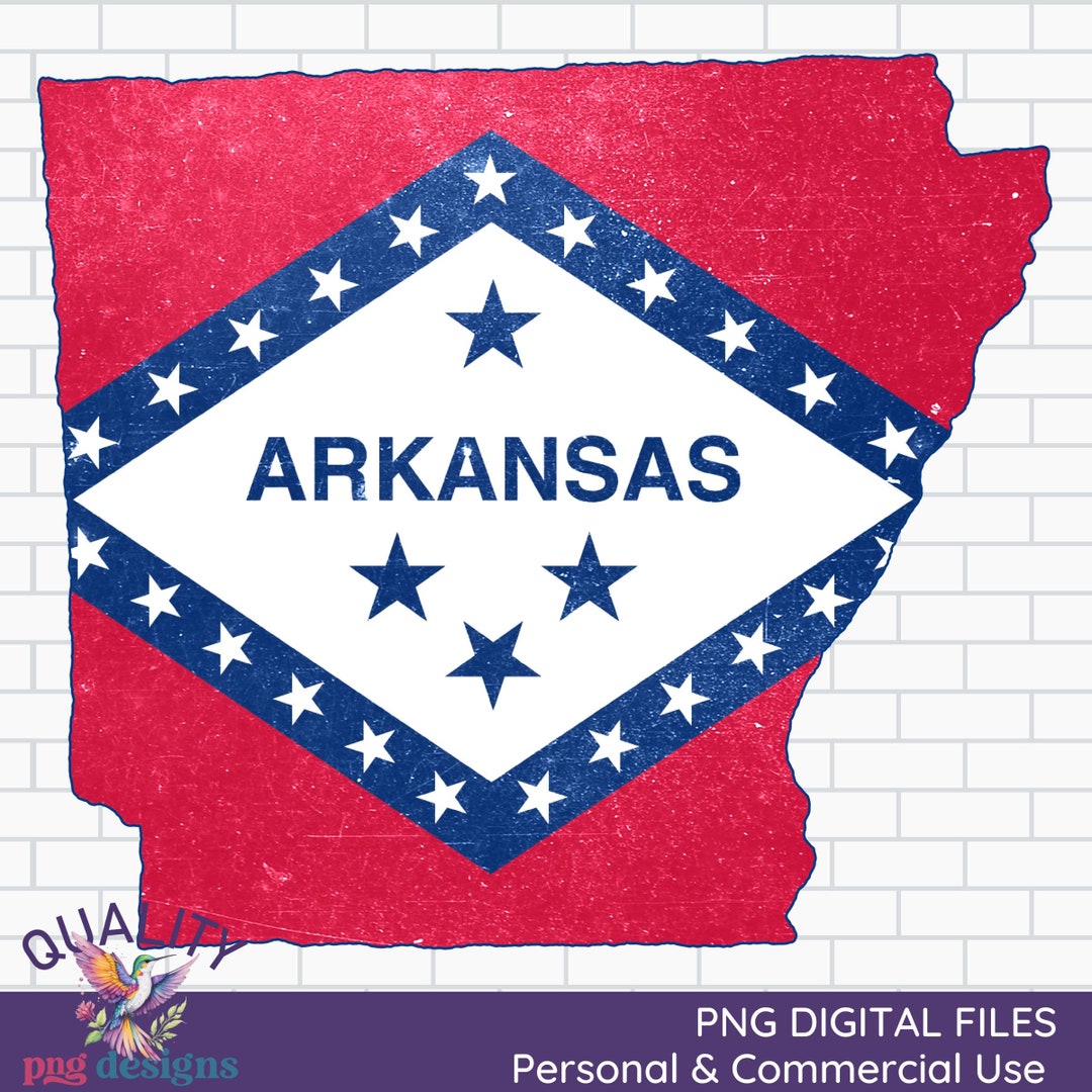 Arkansas Png | Arkansas Sublimation Png | Distressed Arkansas Flag ...