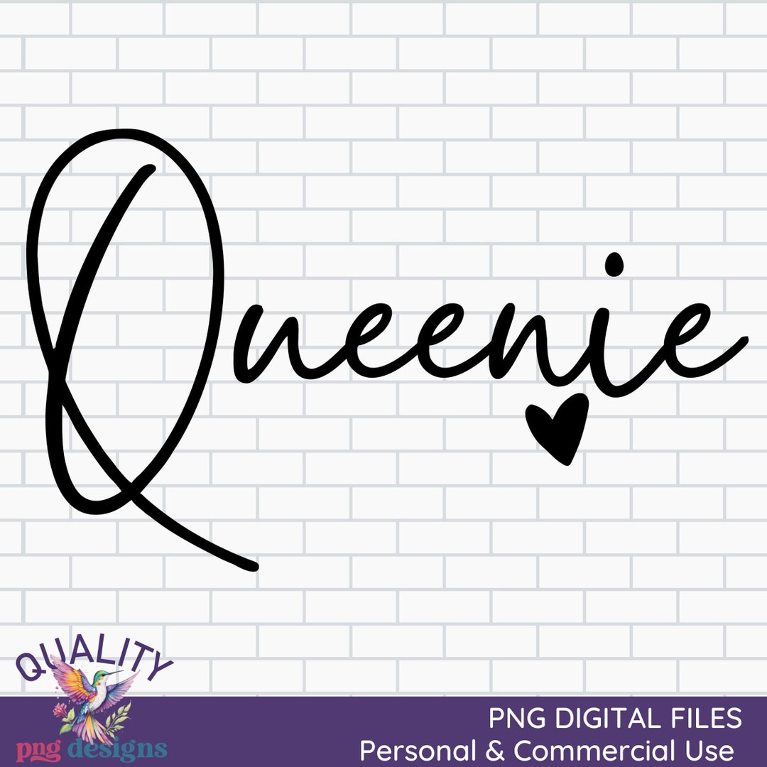Queenie PNG | Queenie Clipart | Commercial Use Digital Download | DTG ...