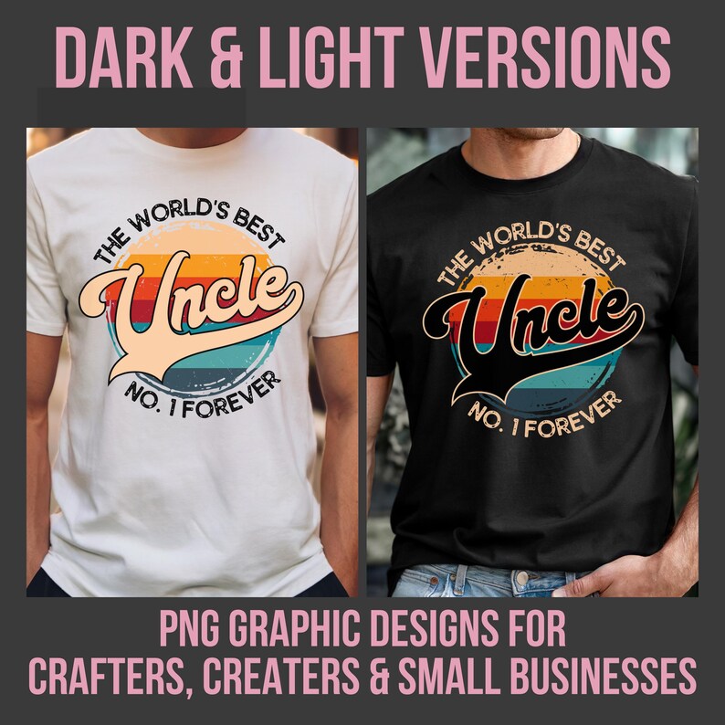 Vintage Uncle Png | Retro Digital Download | Uncle Sublimation | Father ...