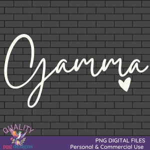 Gamma PNG | Gamma Clipart | Commercial Use Digital Download | Print on Demand DTG Print Design ...