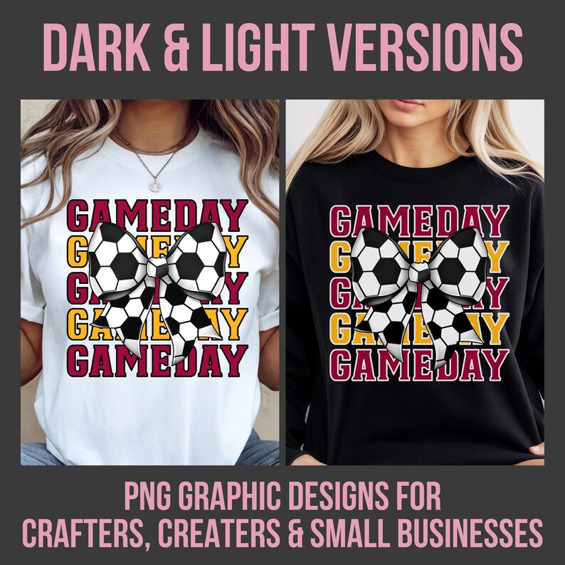 Game Day PNG, Soccer Sublimation, Commercial Use Print on Demand ...