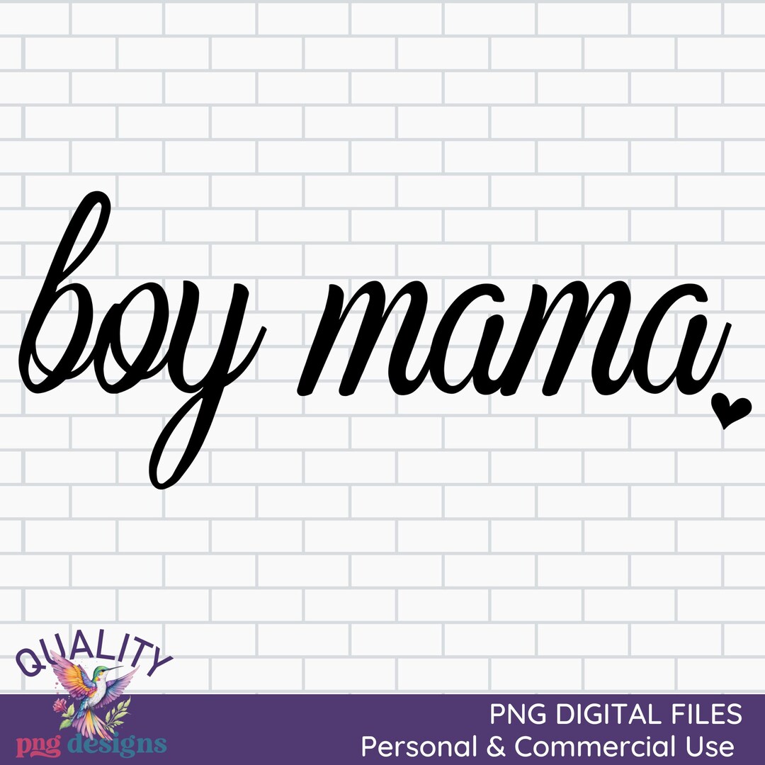 Boy Mama Png | Mom of Boys Sublimation | Boy Mama Digital Download ...