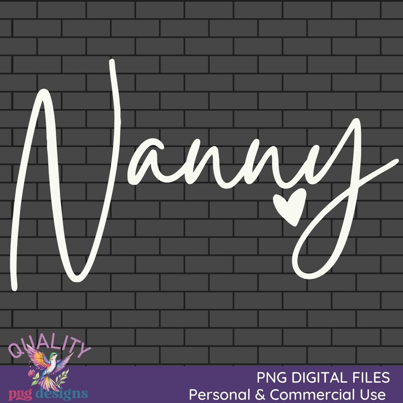 Nanny PNG | Nanny Clipart | Commercial Use Digital Download | DTG Print ...