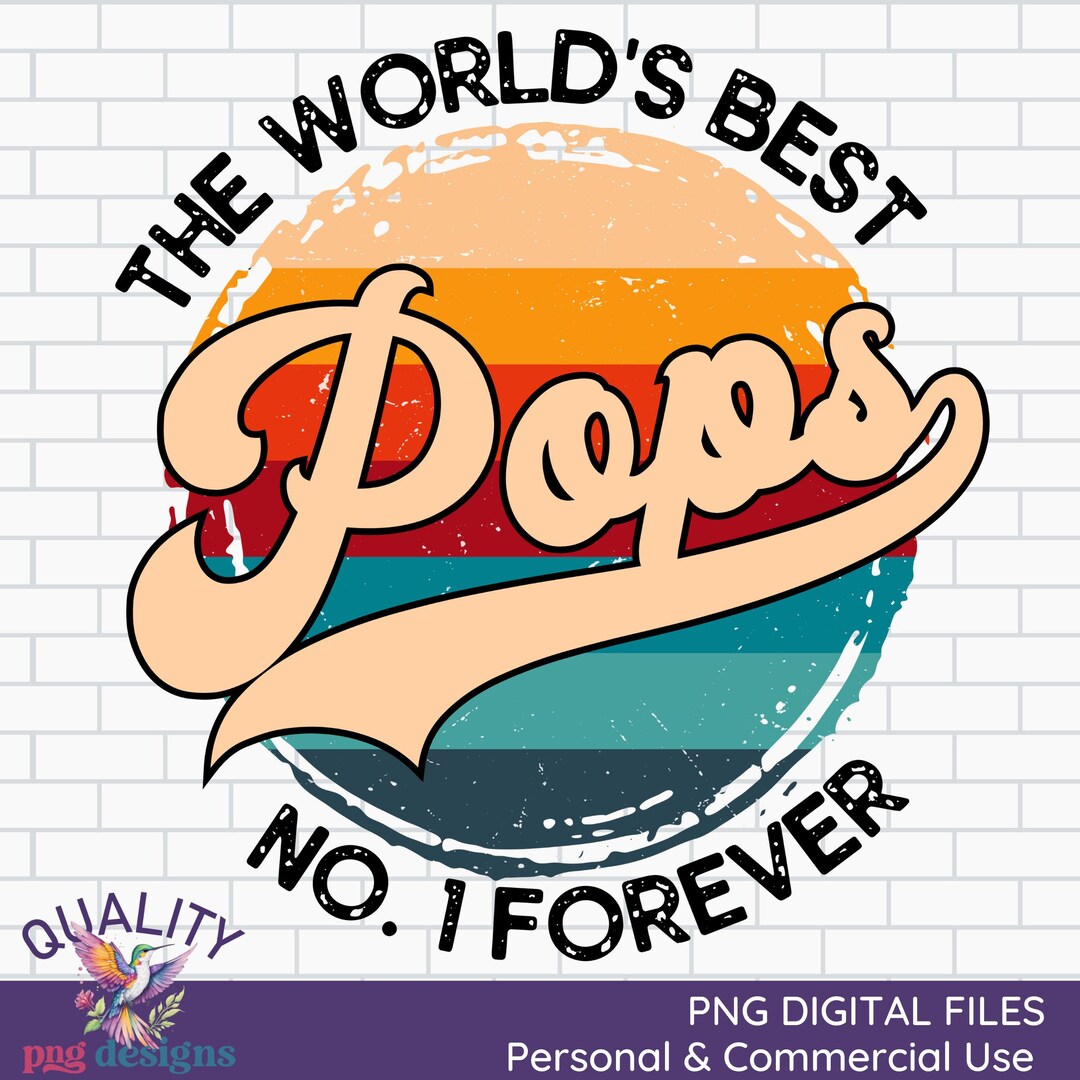 Vintage Pops Png | Retro Digital Download | Pops Sublimation | Father's ...