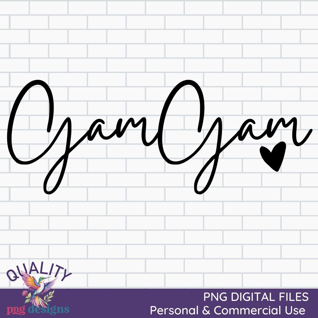 Gamgam PNG | Gamgam Clipart | Commercial Use Digital Download | DTG ...