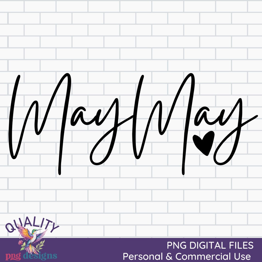 Maymay PNG | Maymay Clipart | Commercial Use Digital Download | Print ...