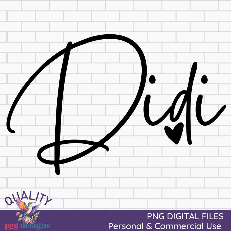 Didi PNG | Didi Clipart | Commercial Use Digital Download | DTG Print ...