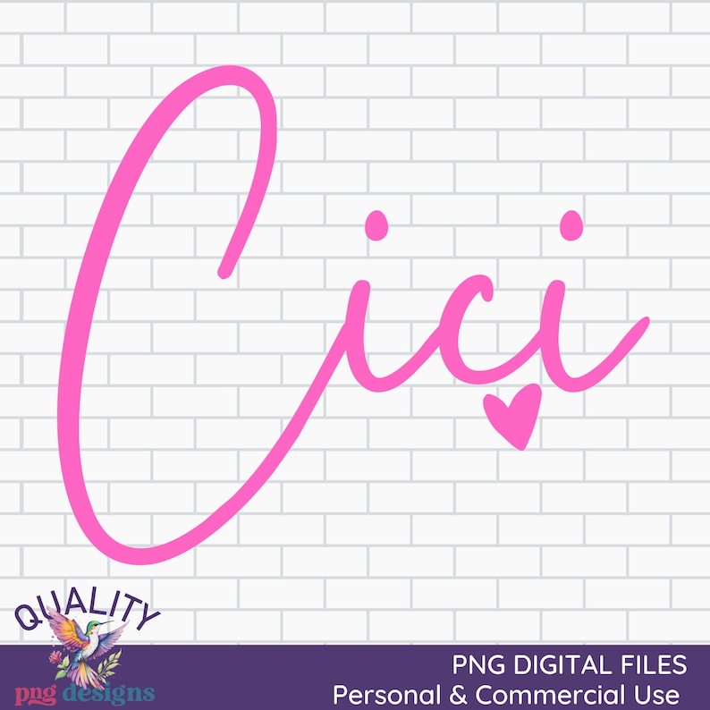 Cici PNG | Pink Cici Clipart | Commercial Use Digital Download | DTG ...