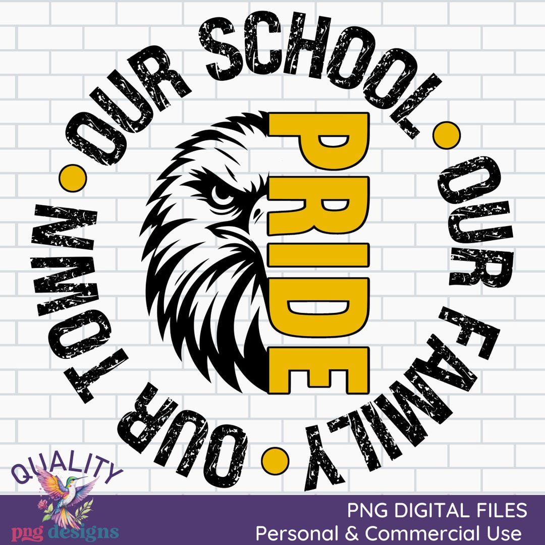 Eagle Pride PNG | Football Sublimation Clipart | Commercial Use Print ...