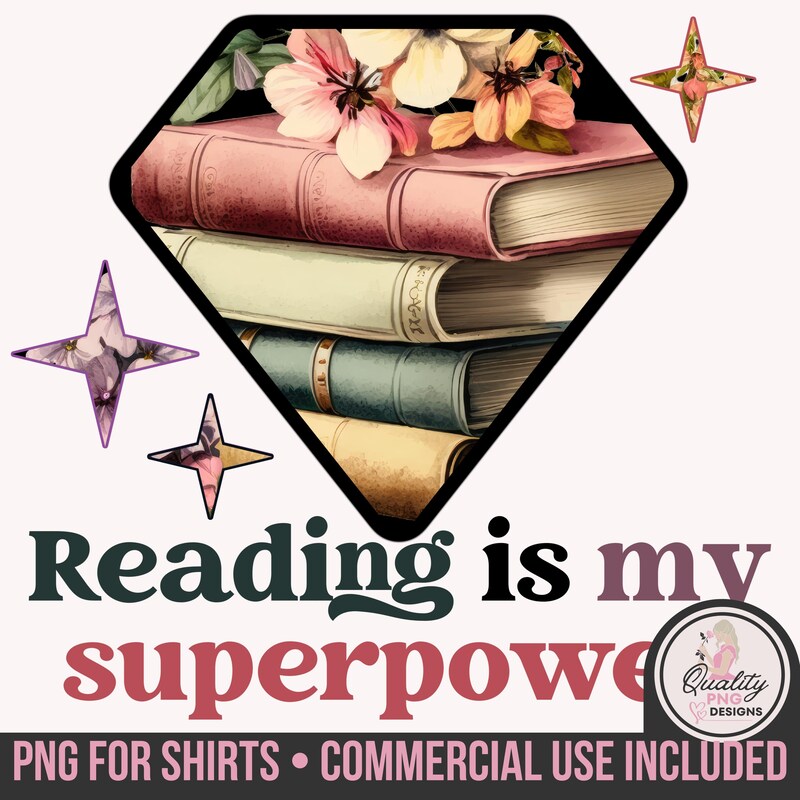Reading is My Superpower - Etsy