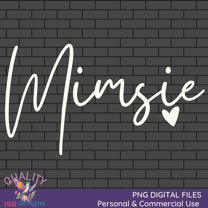 Mimsie PNG Mimsie Clipart Commercial Use Digital Download Print on ...