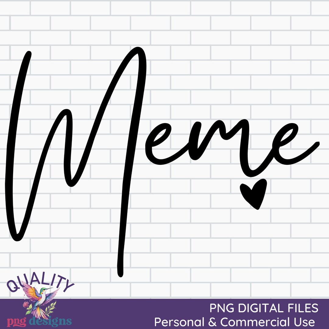 Meme PNG | Meme Clipart | Commercial Use Digital Download | Print on ...