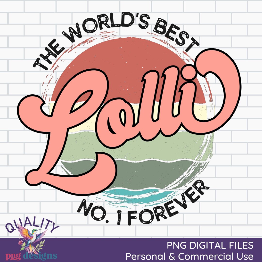 Vintage Lolli Png Retro Digital Sublimation Download Mothers Day Design ...