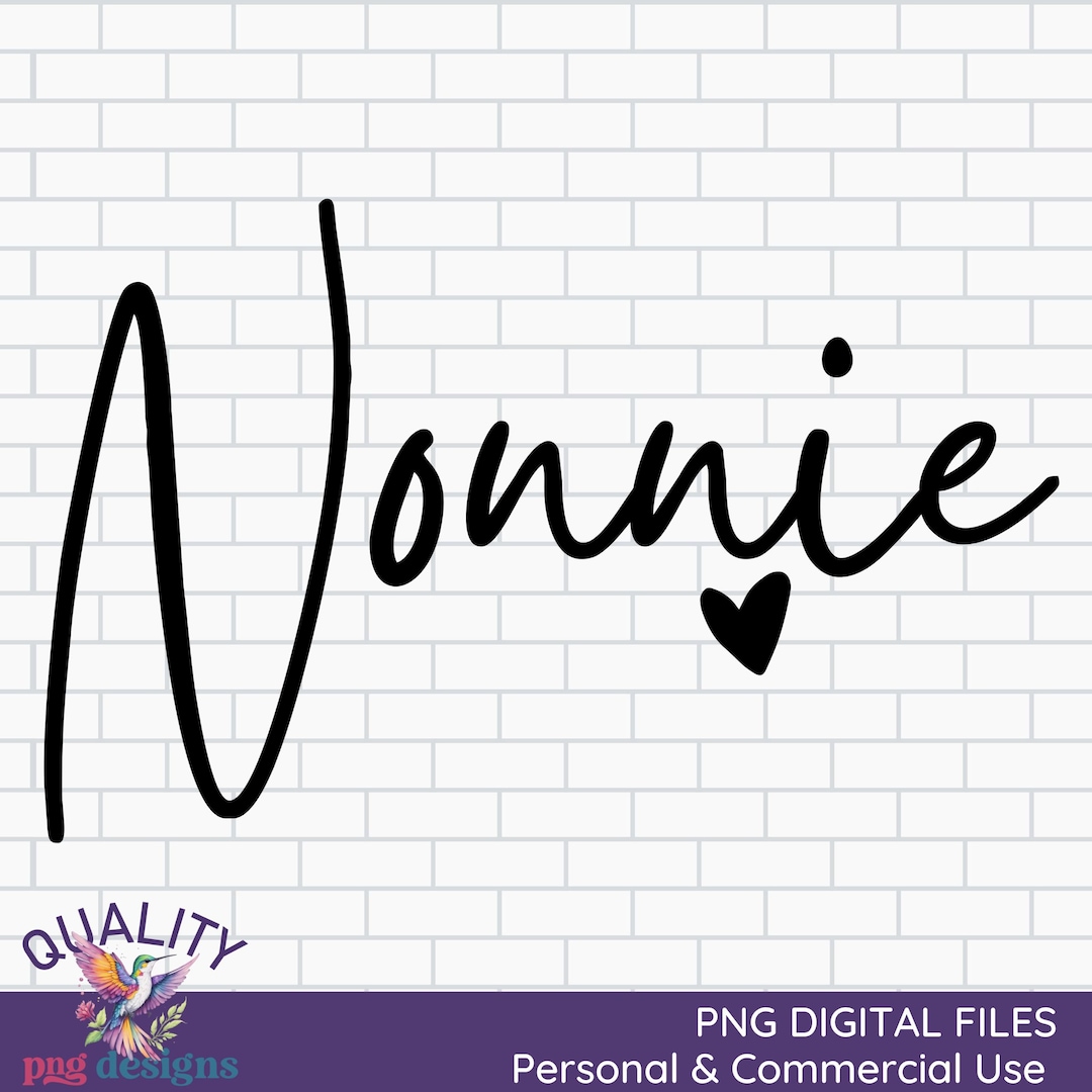 Nonnie PNG | Nonnie Clipart | Commercial Use Digital Download | Print ...