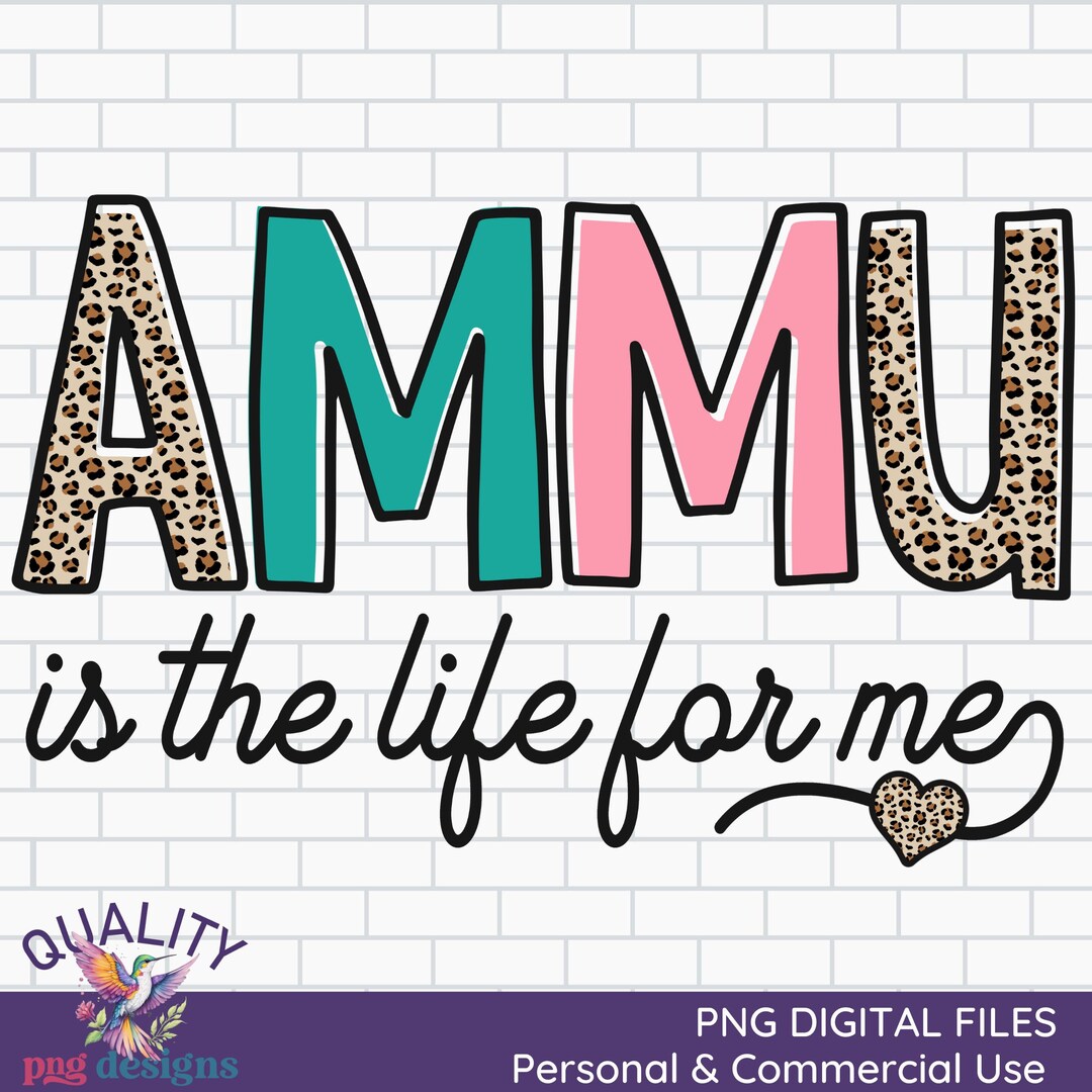 Ammu is the Life for Me PNG | Ammu Leopard Print | Print on Demand ...