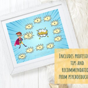 Superhero Reward Charts Printable Kids Routine Chart Digital Download ...