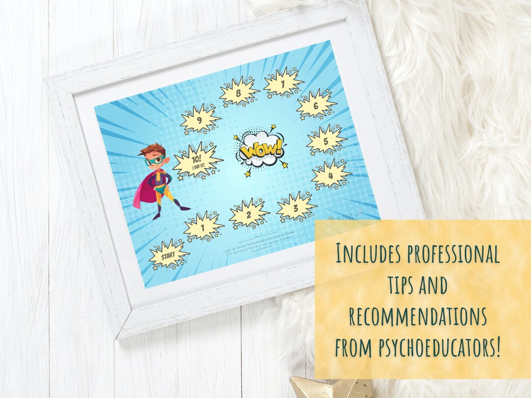 Superhero Reward Charts Printable Kids Routine Chart Digital Download ...