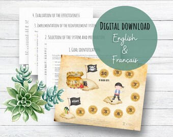 Pirate Reward Chart Printable Chore Chart for Kids Boys - Etsy