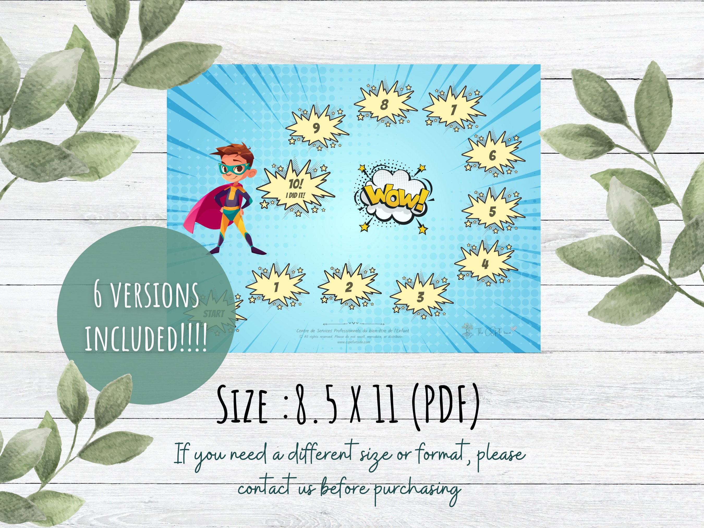 Superhero Reward Charts Printable Kids Routine Chart Digital - Etsy