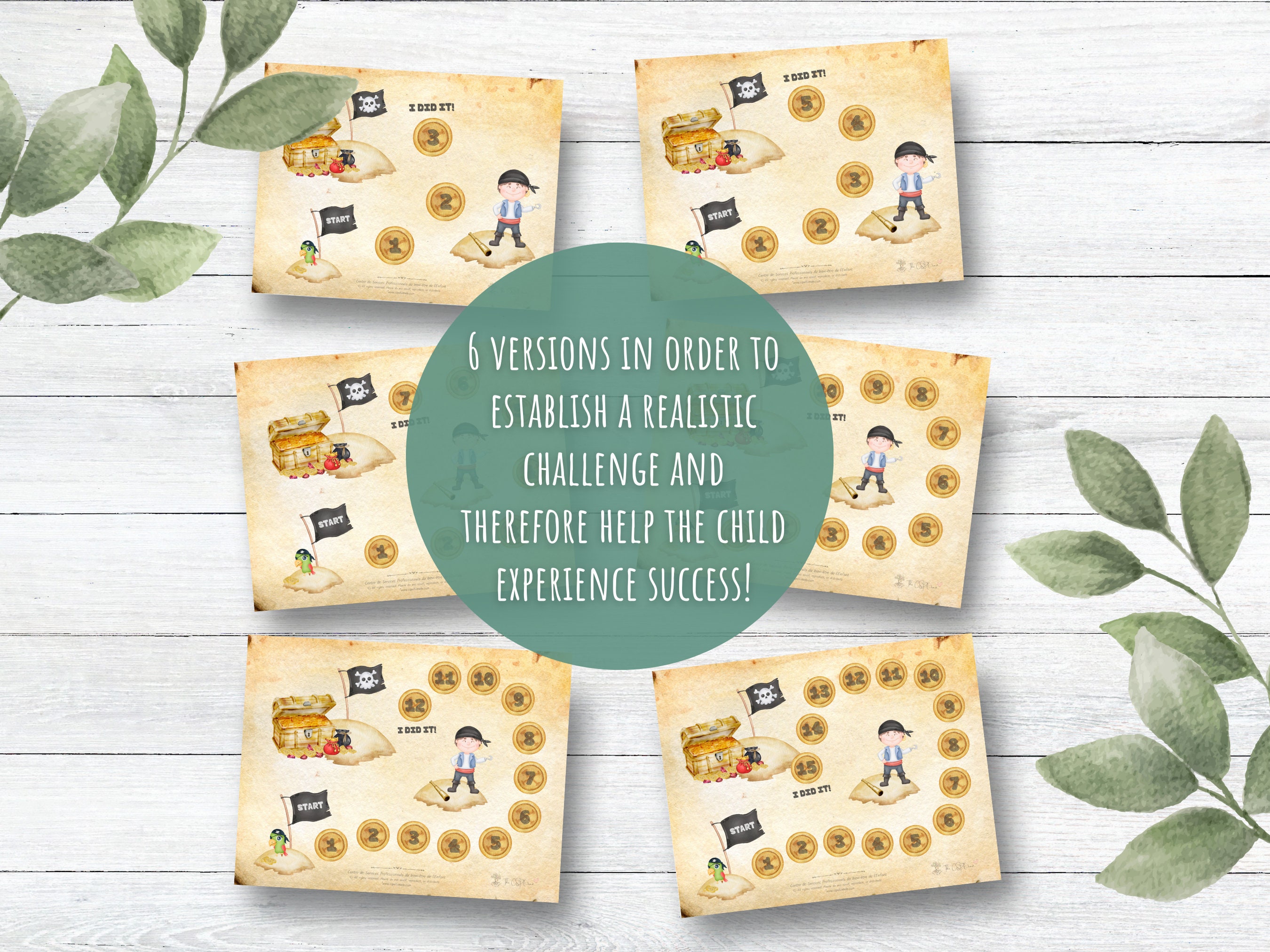 Jack the Pirate Reward Chart Printable Kids Routine Chart Digital ...