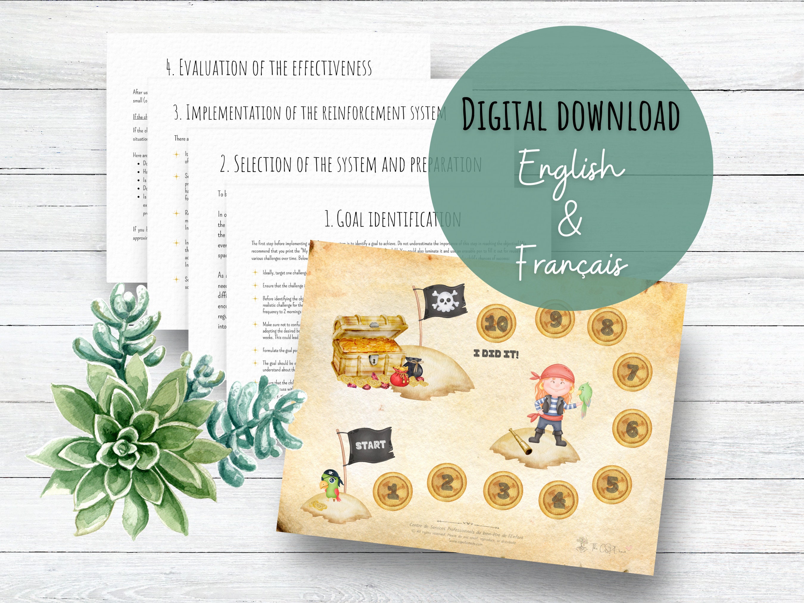 Ruby the Pirate Reward Chart Printable Kids Routine Chart - Etsy