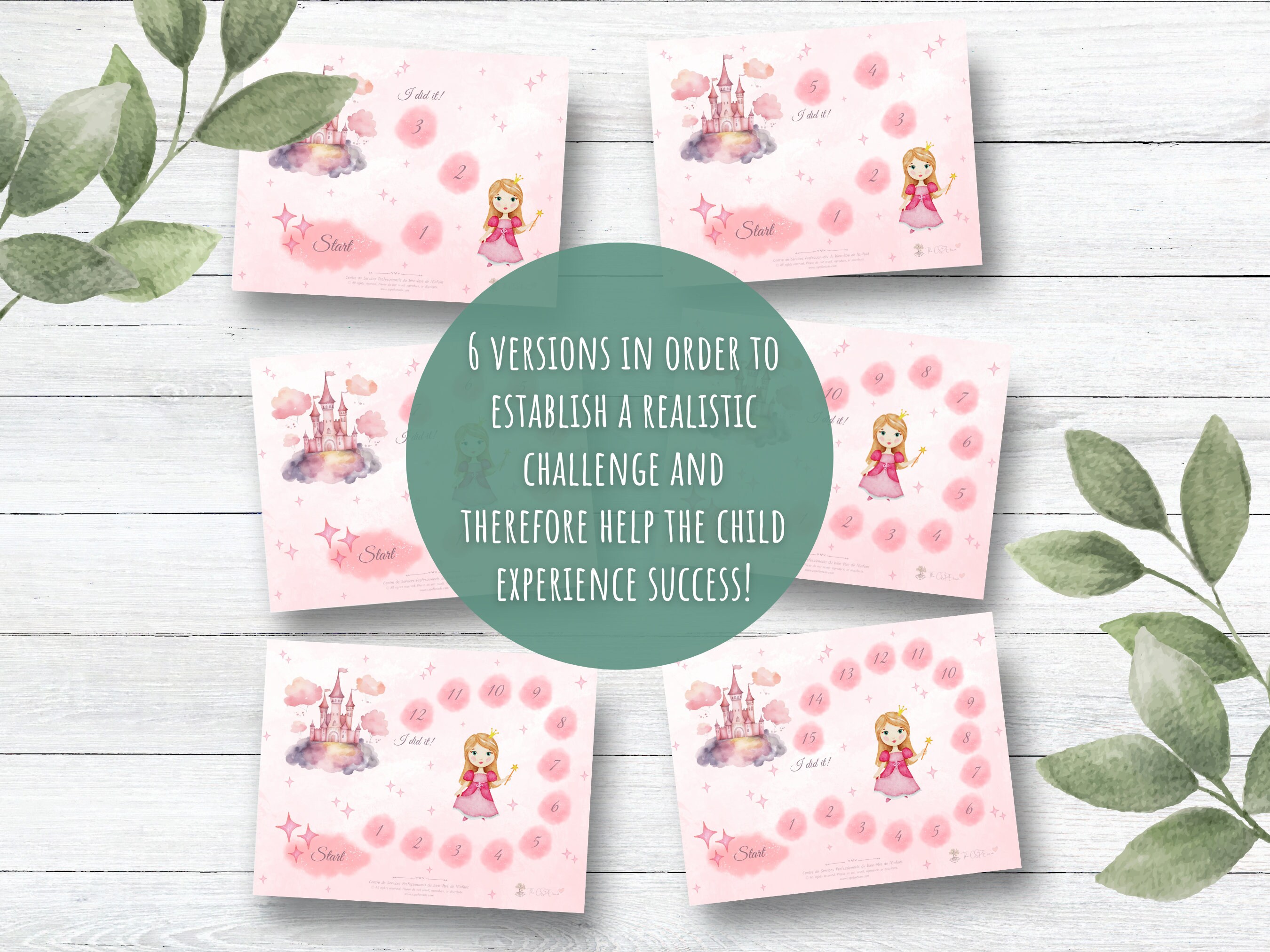 Princess Reward Chart Printable Kids Routine Chart Digital Download ...